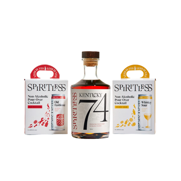 Bourbon Lover's Bundle (700ml) by Spiritless | Brookstone