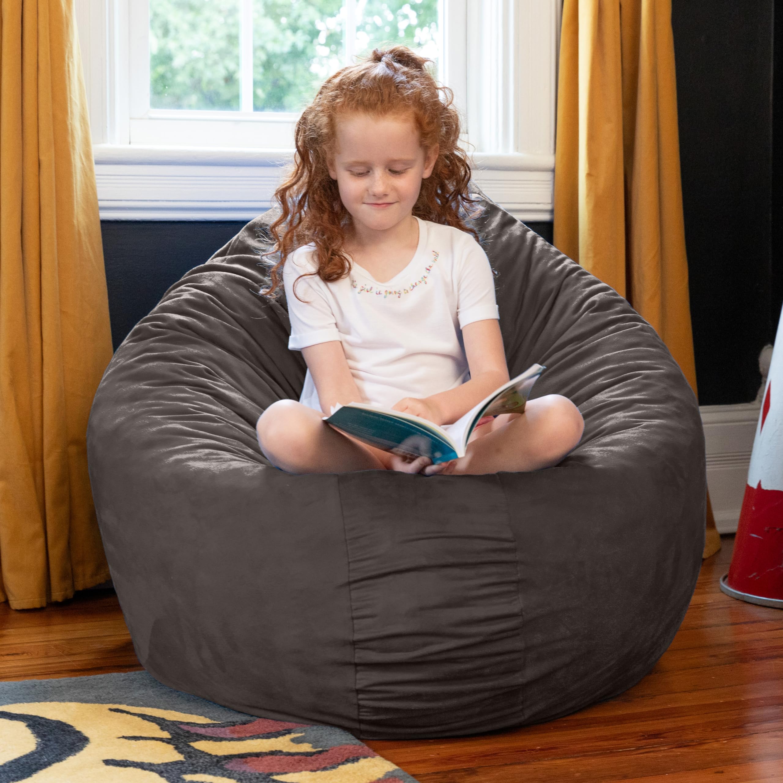 Jaxx 4 ft Cocoon Kids Bean Bag – Brookstone