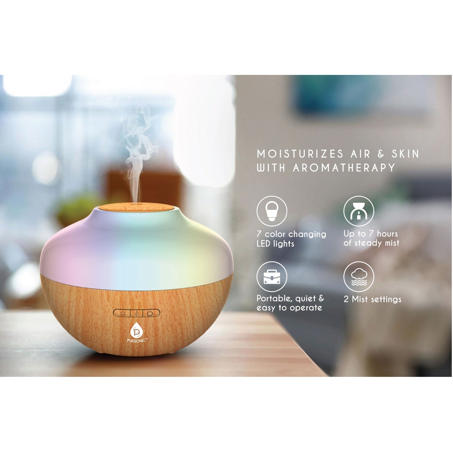 Essential Oil Aroma Diffuser – Brookstone