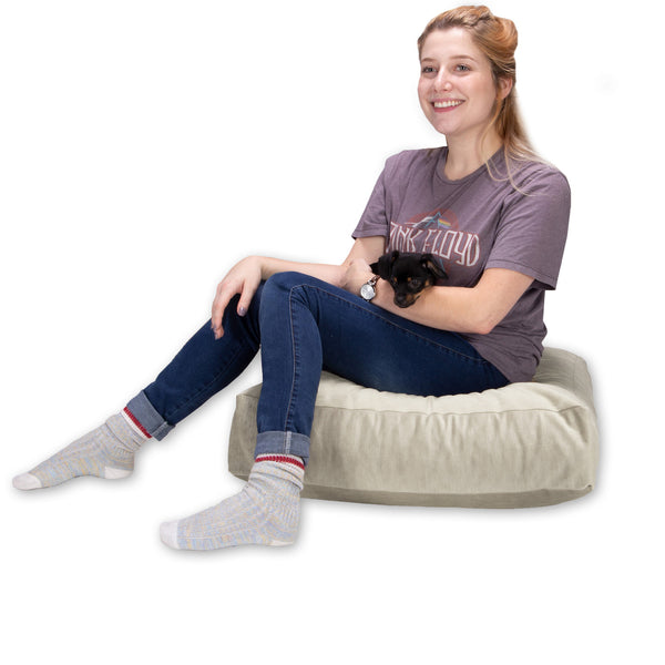 Jaxx Brio Large Décor Floor Pillow & Yoga Cushion | Brookstone