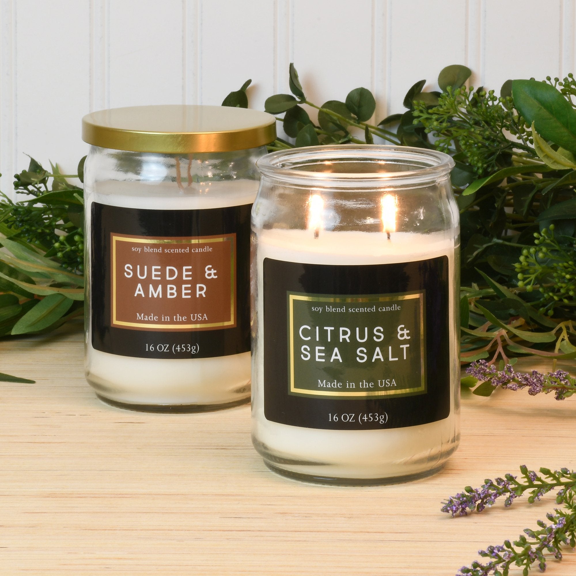 Earth Blend Scented Wax Candle Collection | Brookstone