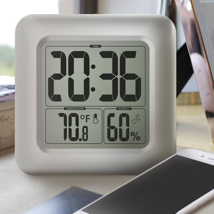 Baldr Lcd Waterproof Shower Clock Brookstone