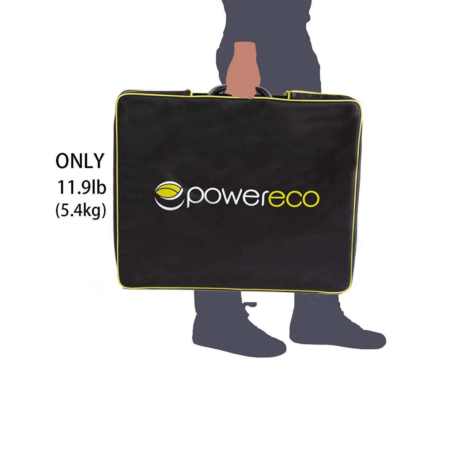 PLK 100W Portable Solar Panel Kit Lightweight Briefcase with 20A Charg ...