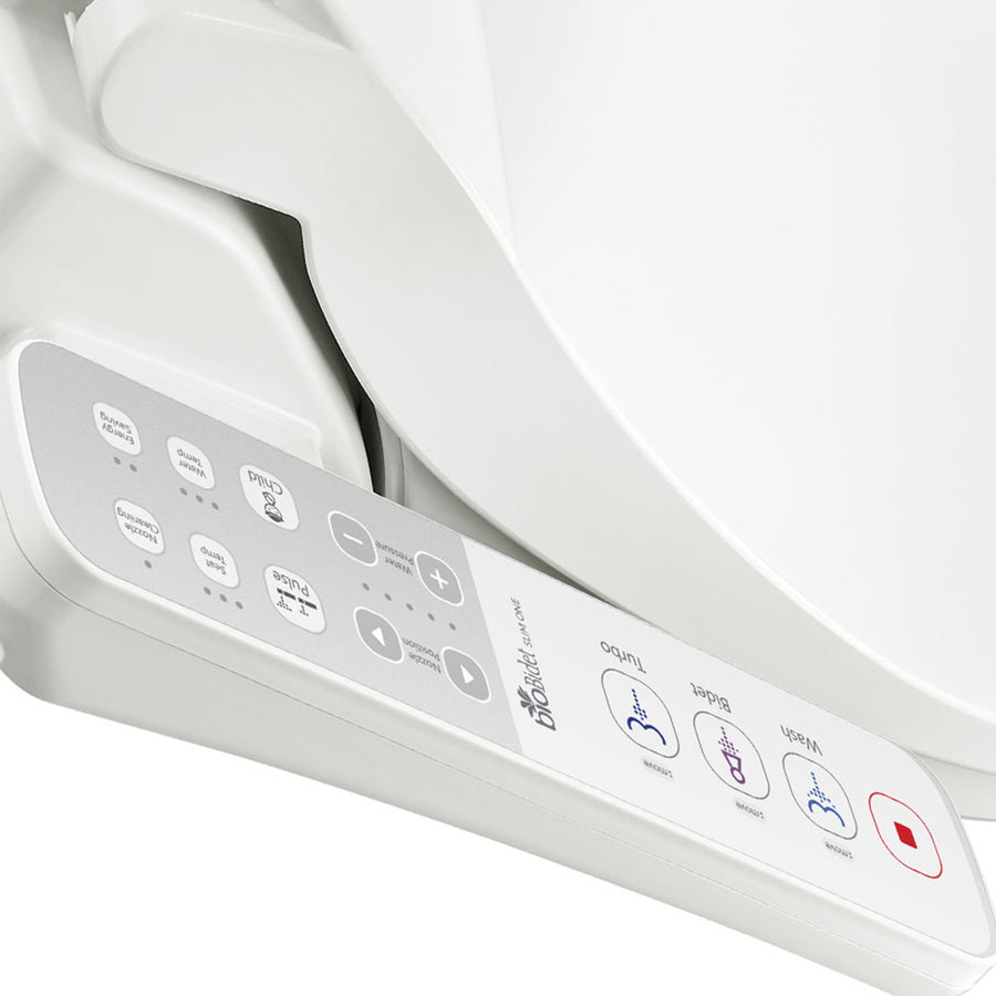 Bio Bidet Slim ONE Bidet Smart Toilet Seat- Elongated White – Brookstone