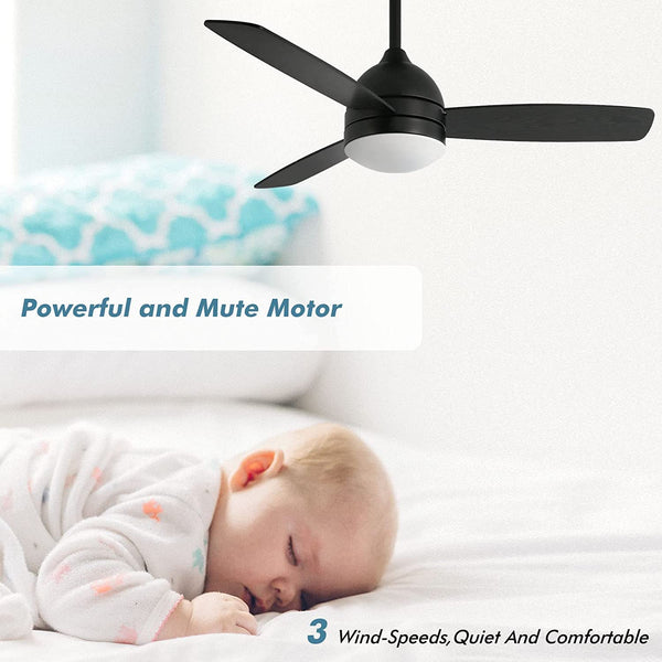 48" Breeze Ceiling Fan with Lights | Brookstone