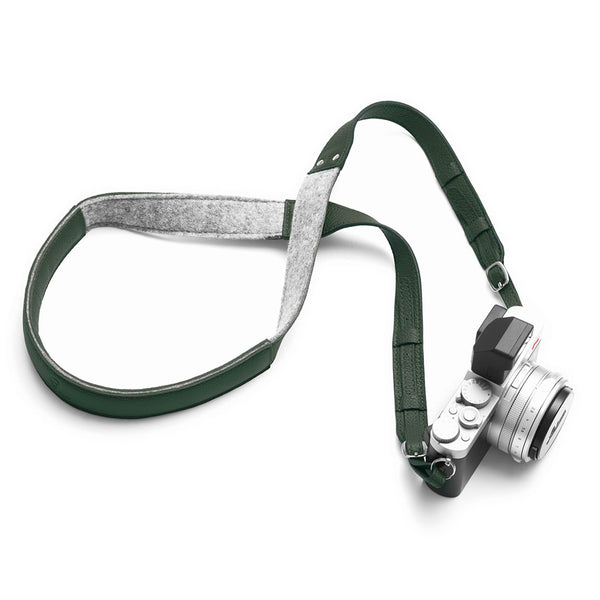 Woolnut Leather Camera Strap | Brookstone