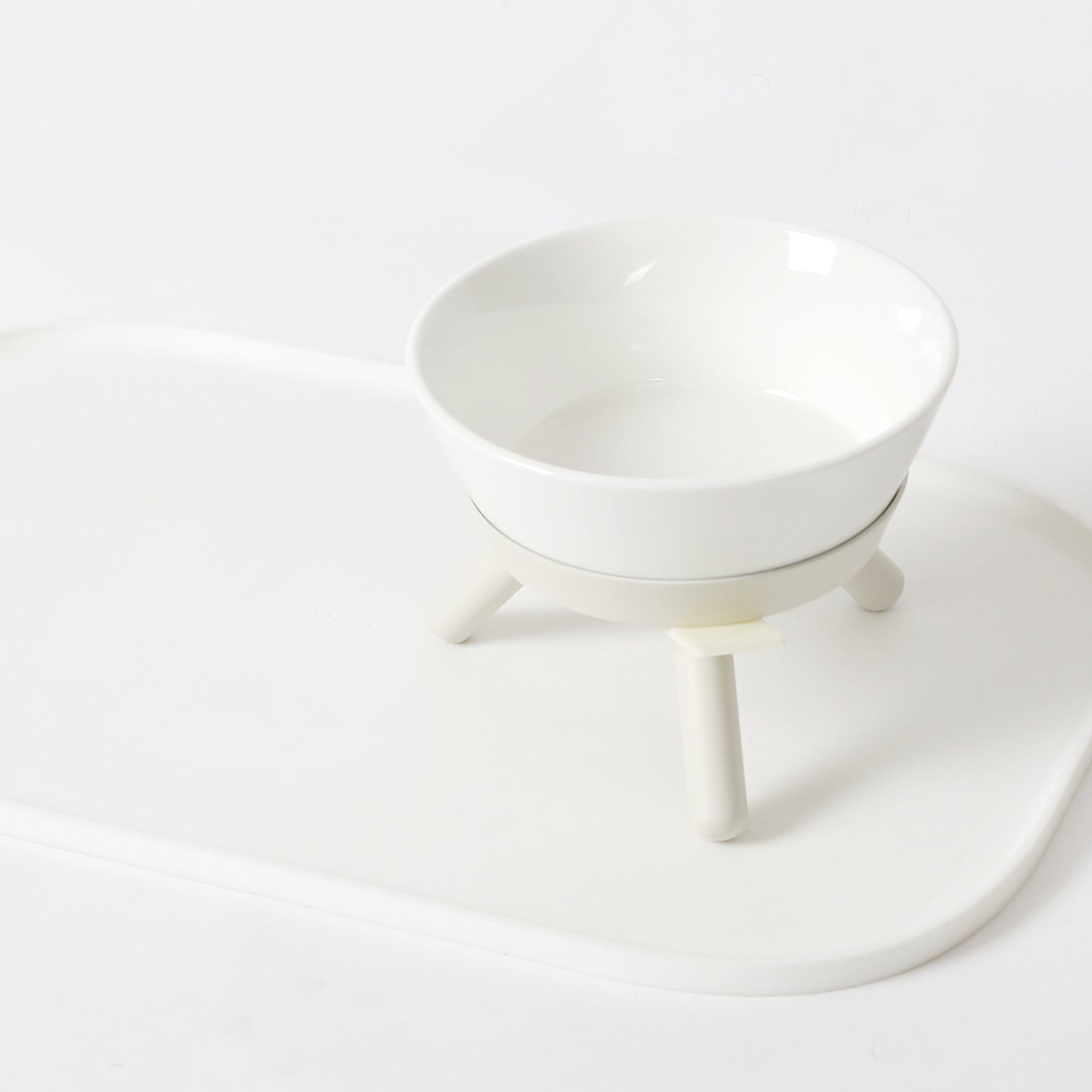 Oreo Pet Table with Bowl - Short | Brookstone