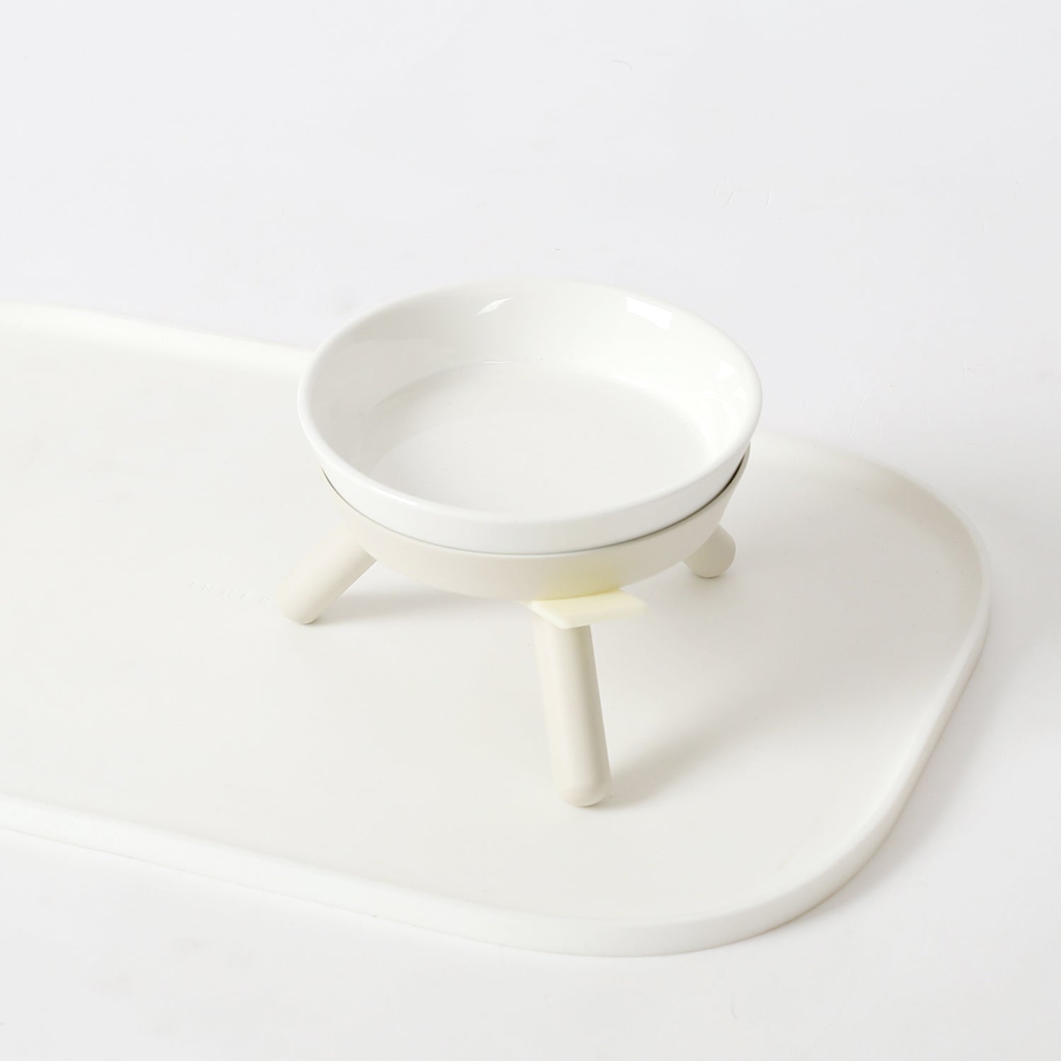 Oreo Pet Table with Bowl - Short | Brookstone