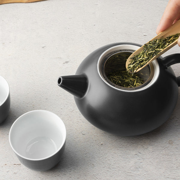 Leiph Self-Heating Teapot Set | Brookstone
